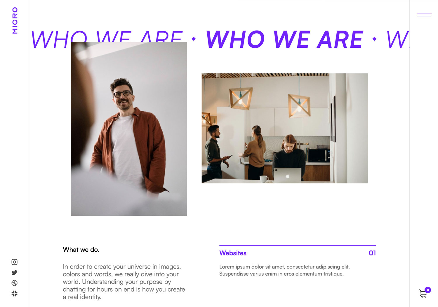 Micro Creative Webflow Template