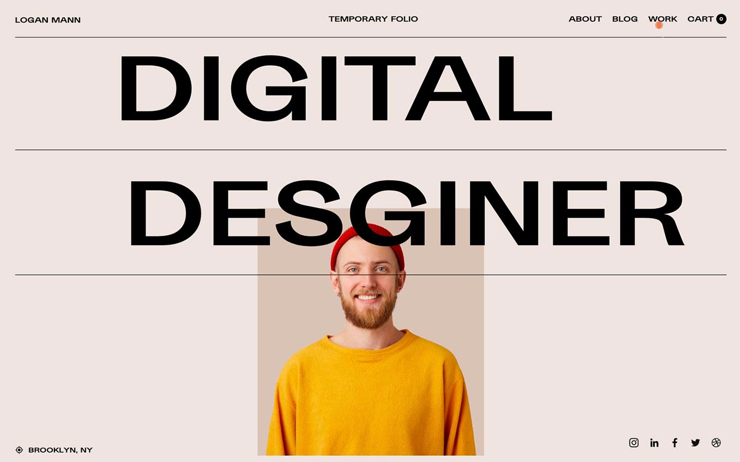 Logan Portfolio Webflow Template