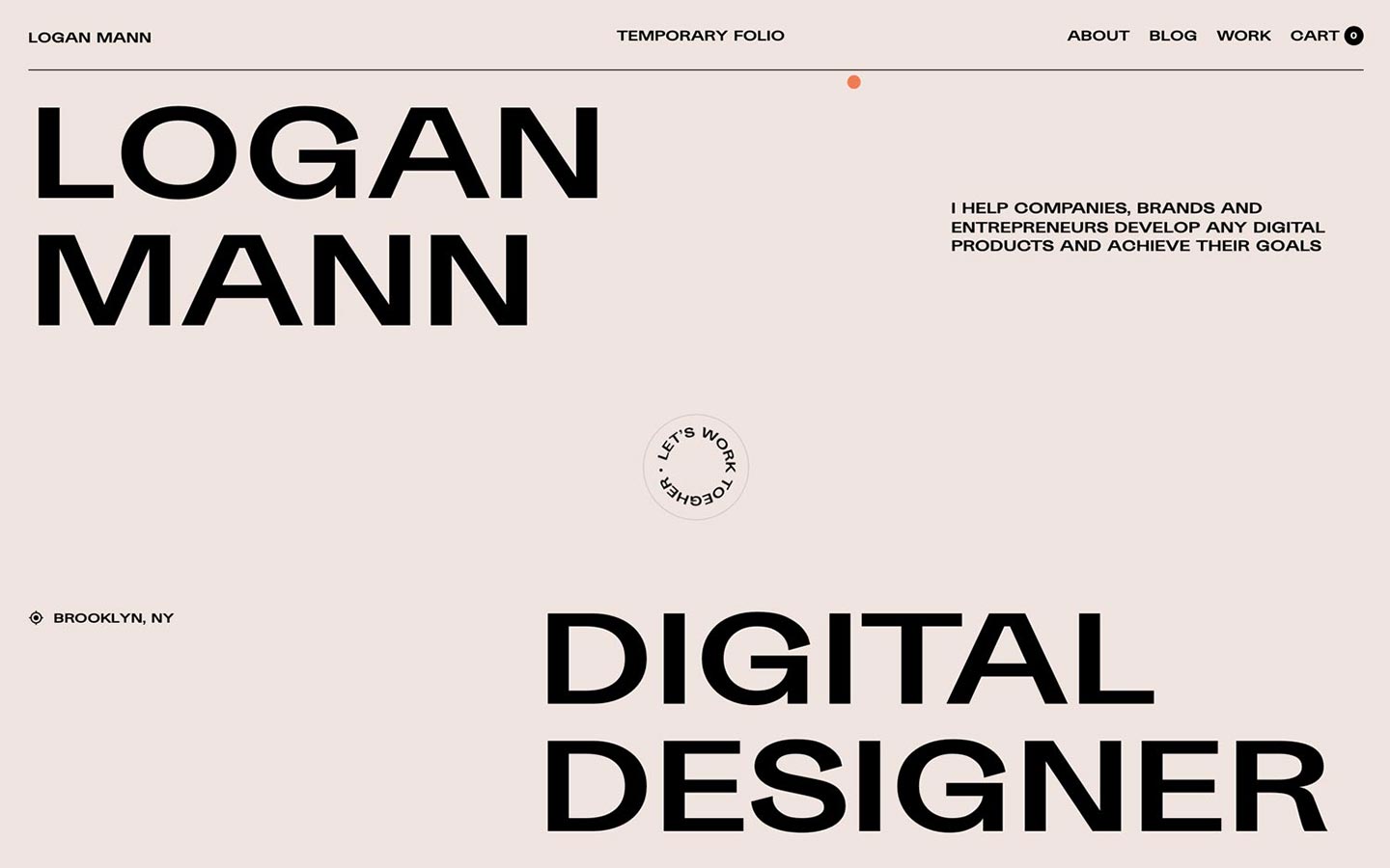 Logan Portfolio Webflow Template