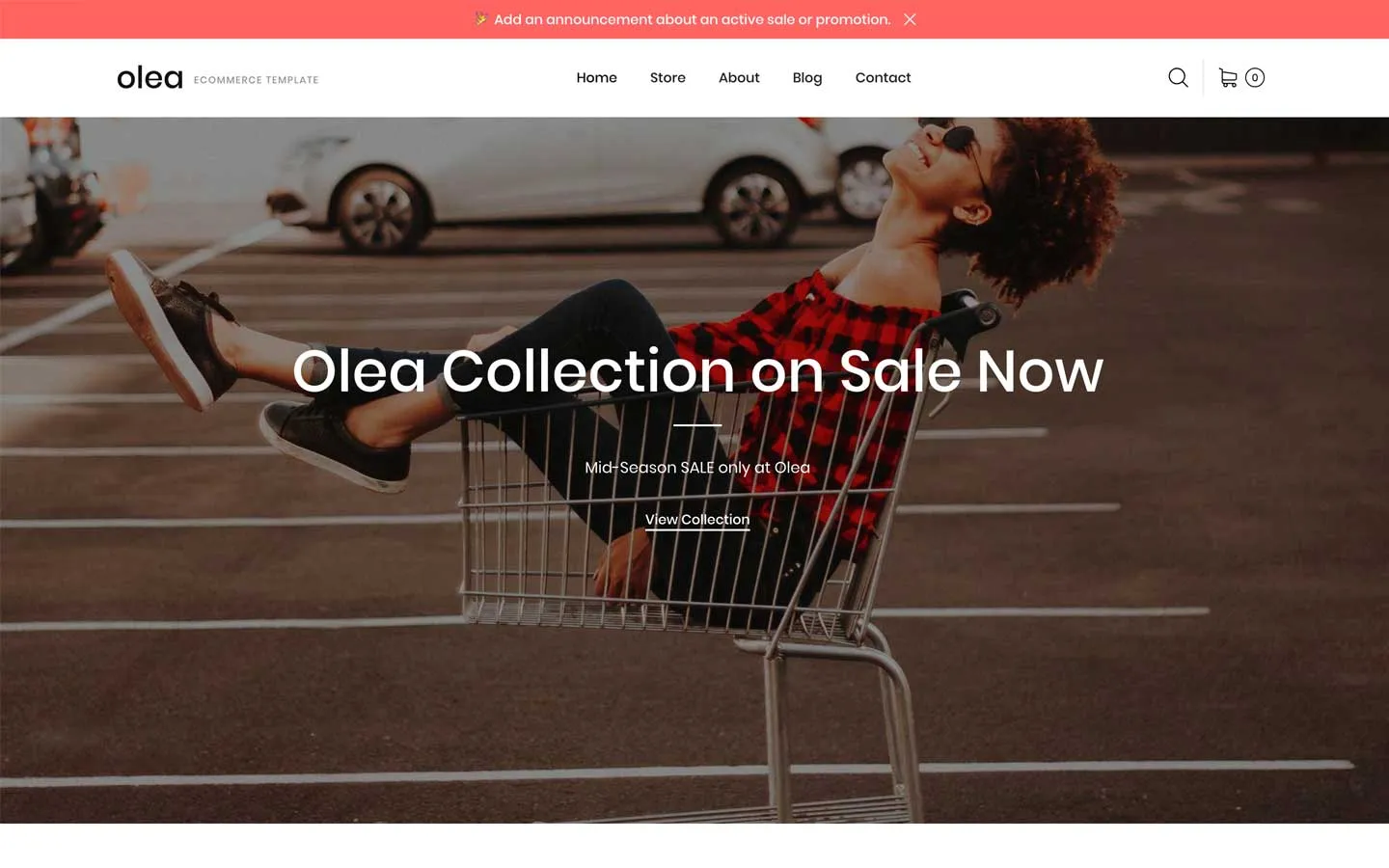 Olea Shop Webflow Template