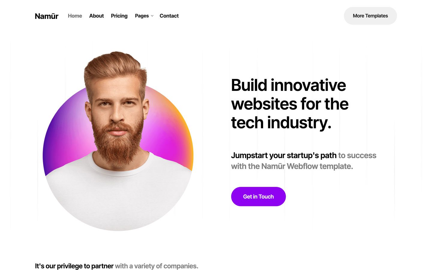 Lama Portfolio Webflow Template