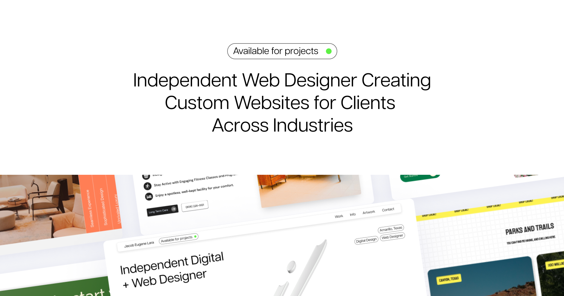 Made By Jacob | Independent Web Designer | Amarillo, Texas