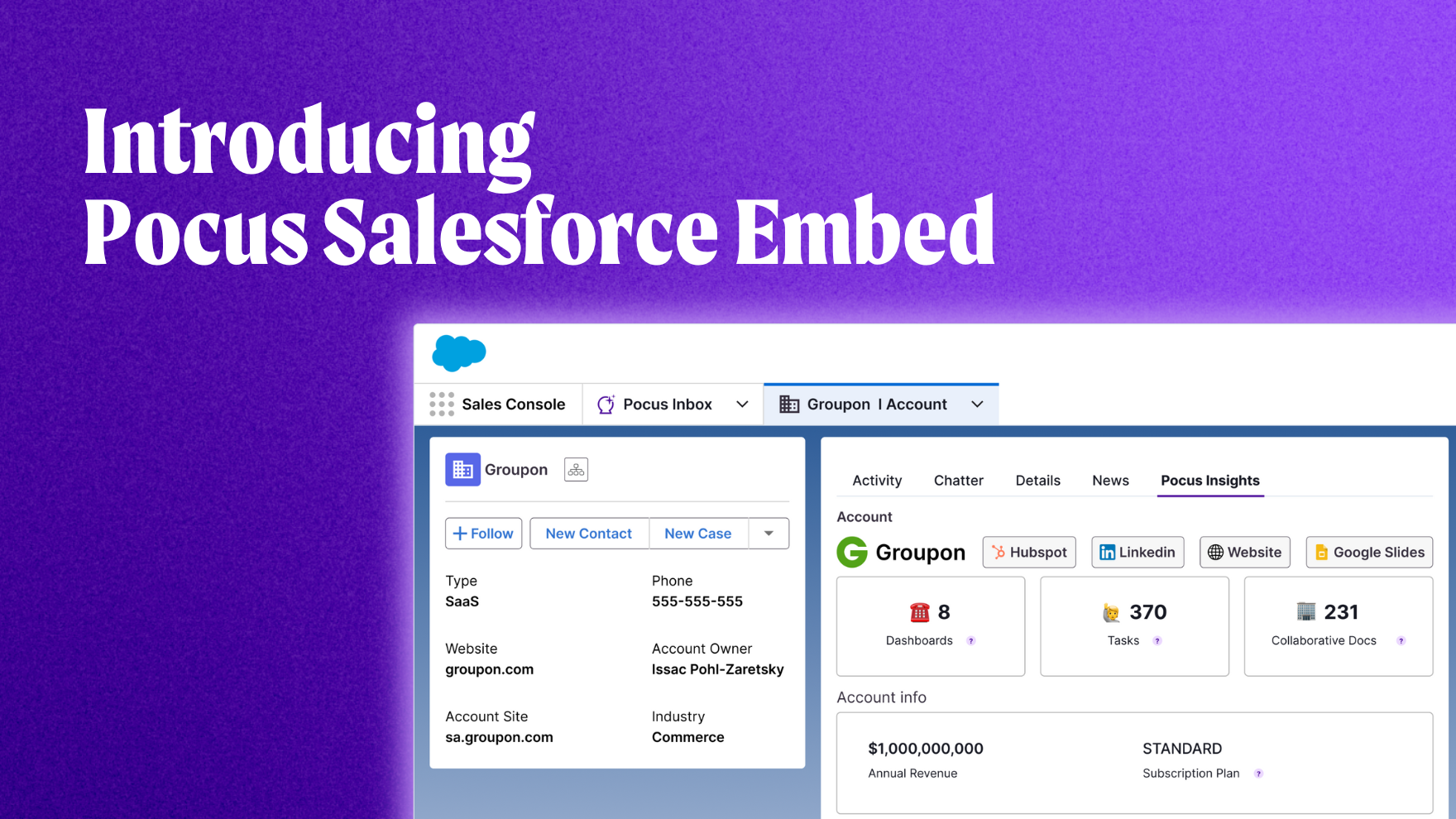 Pocus - Enable your reps with usage data everywhere they work