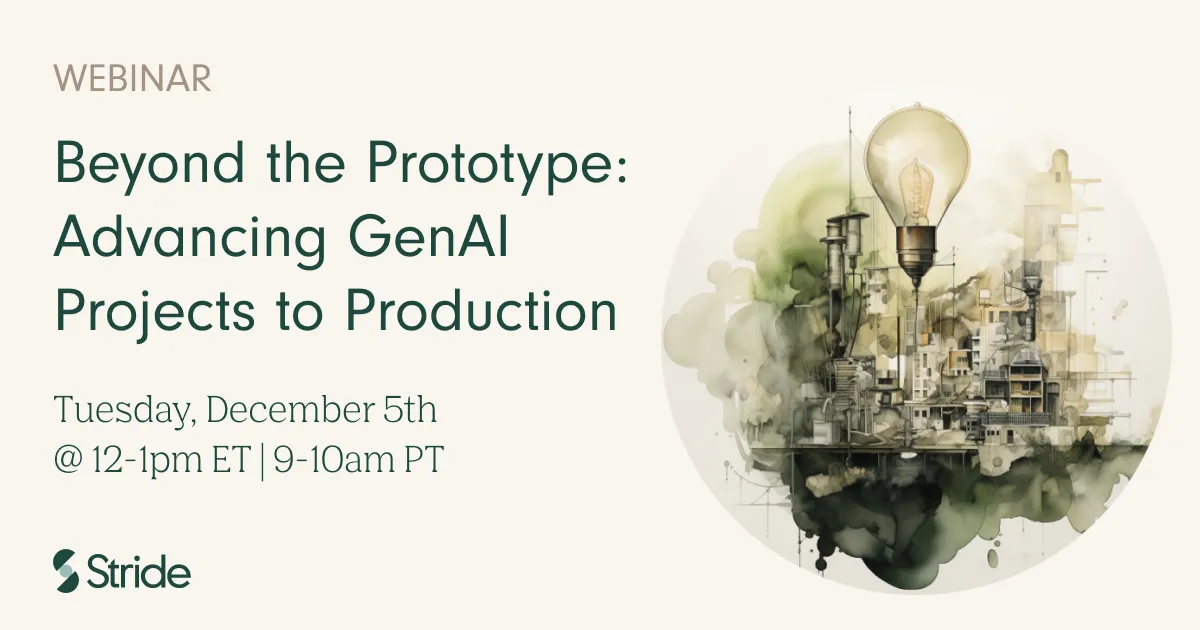 Beyond the Prototype: Advancing GenAI Projects to Production