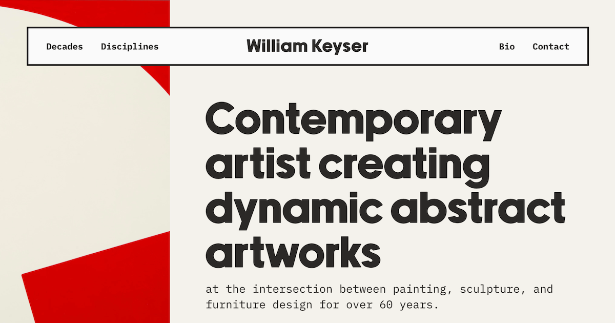 William Keyser's Portfolio