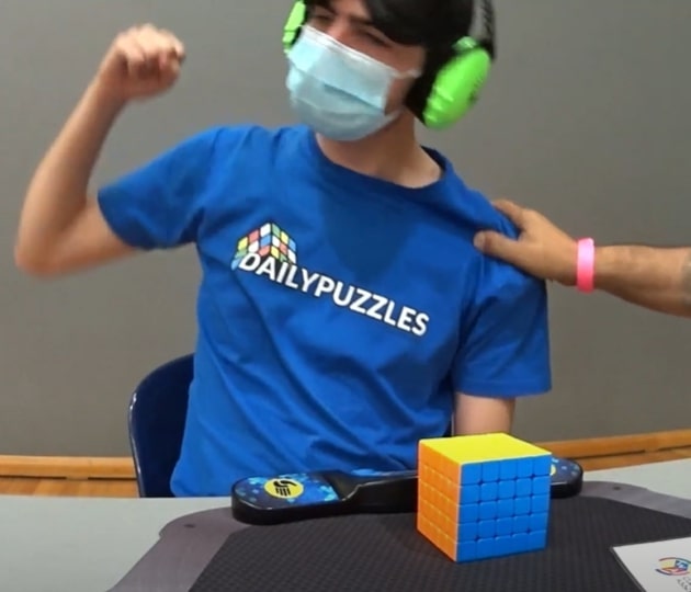 5x5 Blindfolded Average Record! - Michael Tripodi