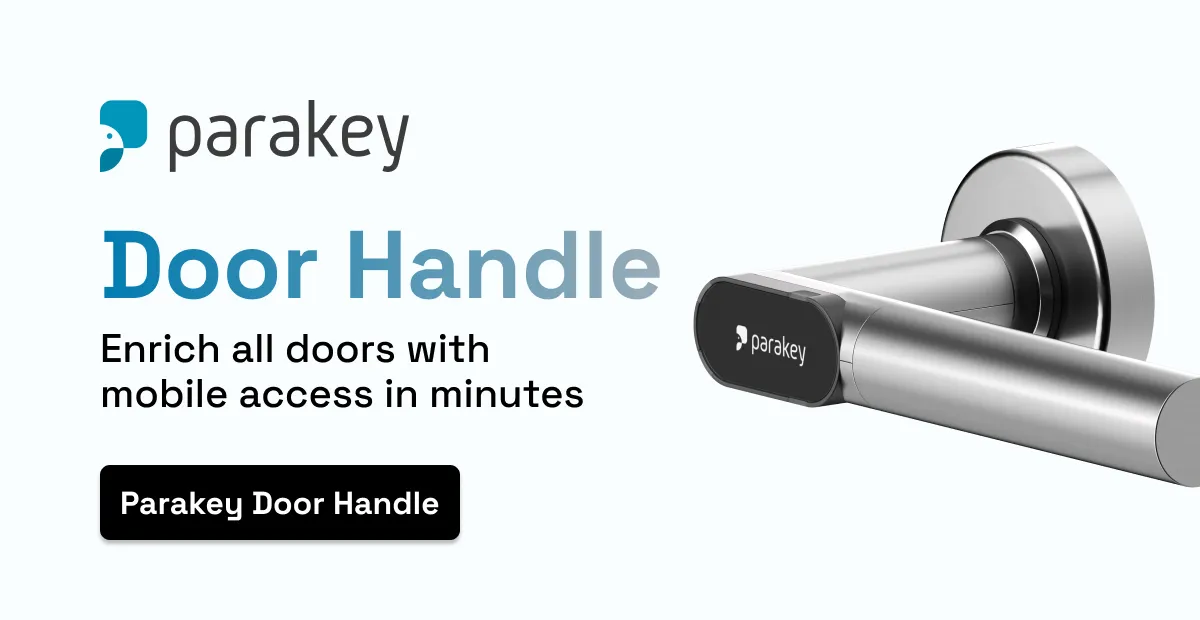 Parakey Door Handle – Digitalt handtag med mobil access