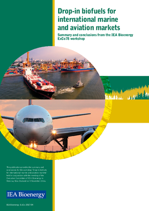Report - IEA Bioenergy: Drop-in biofuels for international marine and ...