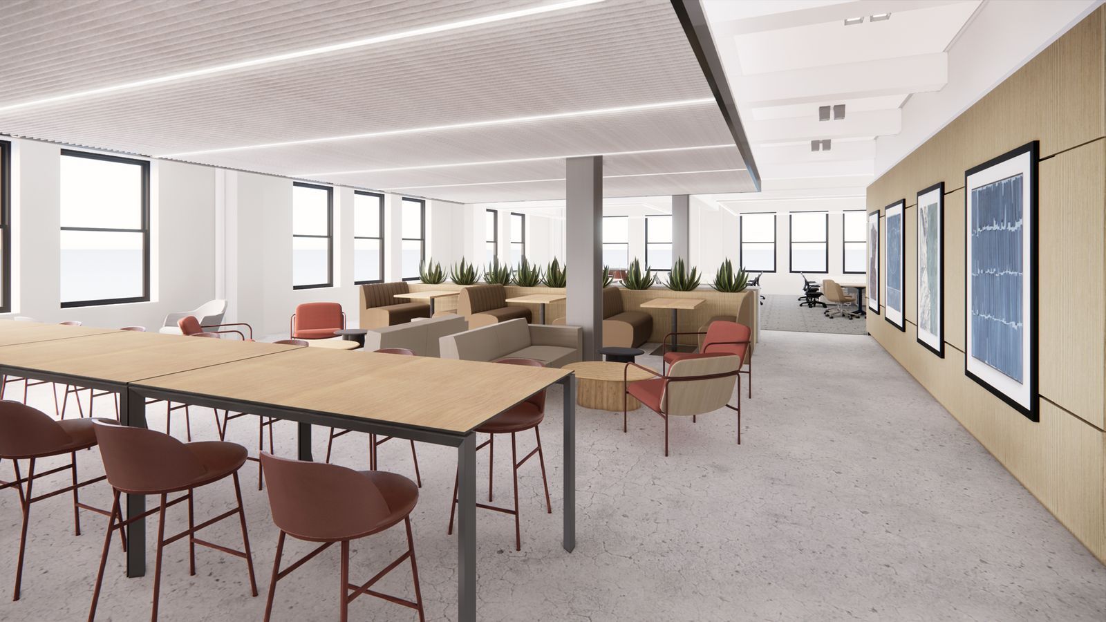 Hospitality design in the office. | Spectorgroup