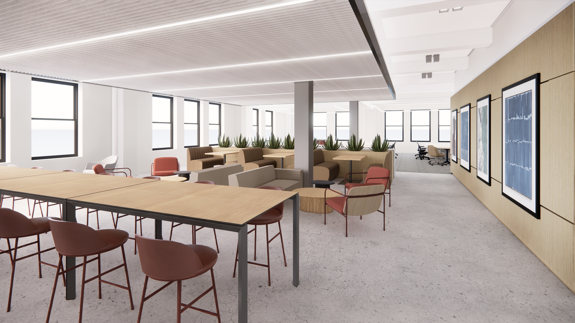 Hospitality design in the office. | Spectorgroup