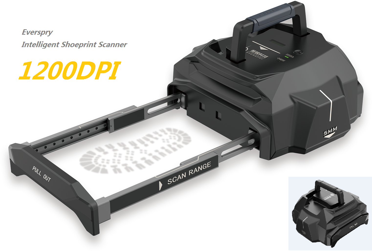 1200DPI High-Precision Shoeprint Scanner