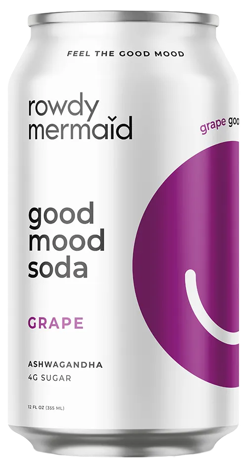 GRAPE good mood soda | Rowdy Mermaid