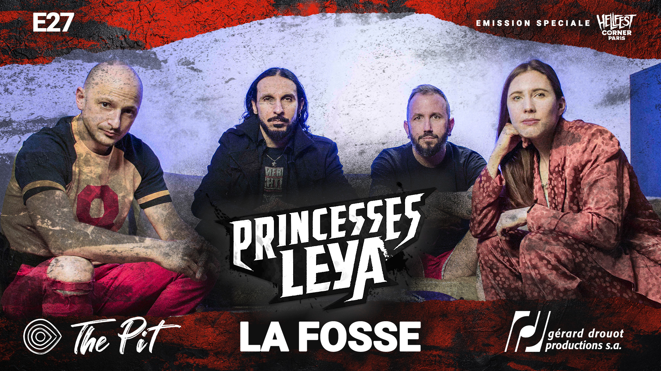 Ecoutez l'interview de Princesses Leya dans le podcast Metal La Fosse