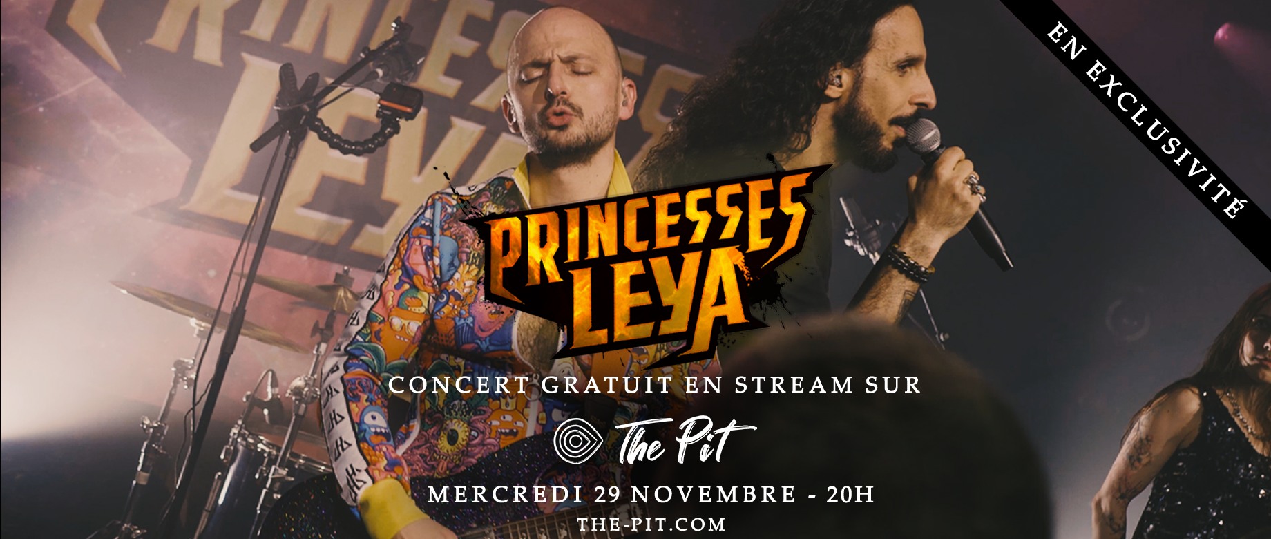 Livestream du concert de Princesses Leya à La Maroquinerie le 29 novembre à 20h sur THE PIT