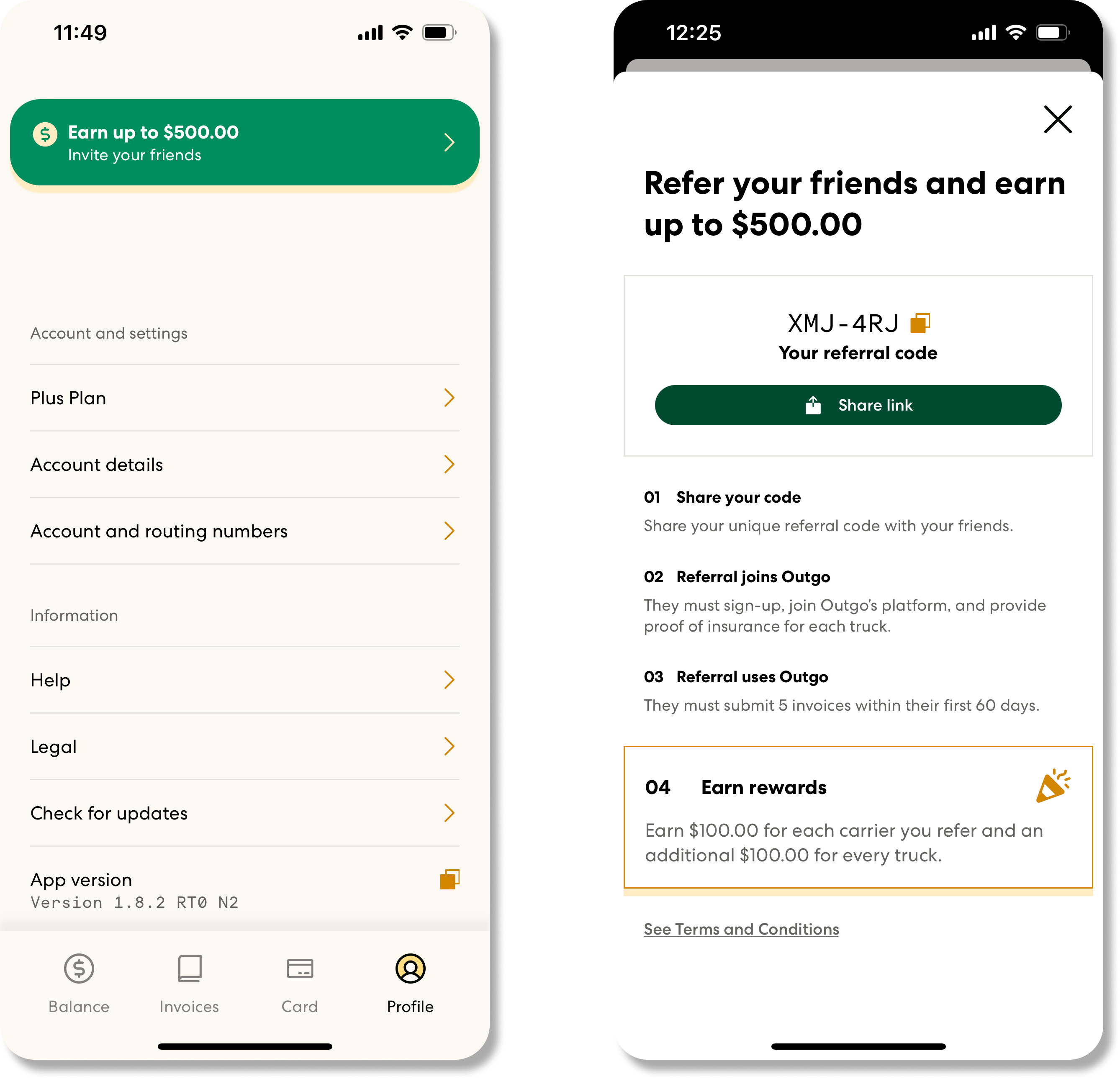 How do I refer friends to Outgo? - Outgo Help Center