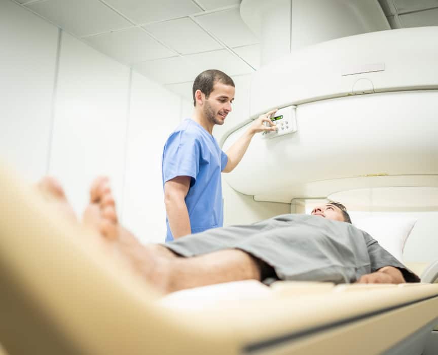 MRT-Bilder bei einer LWS Entzündung