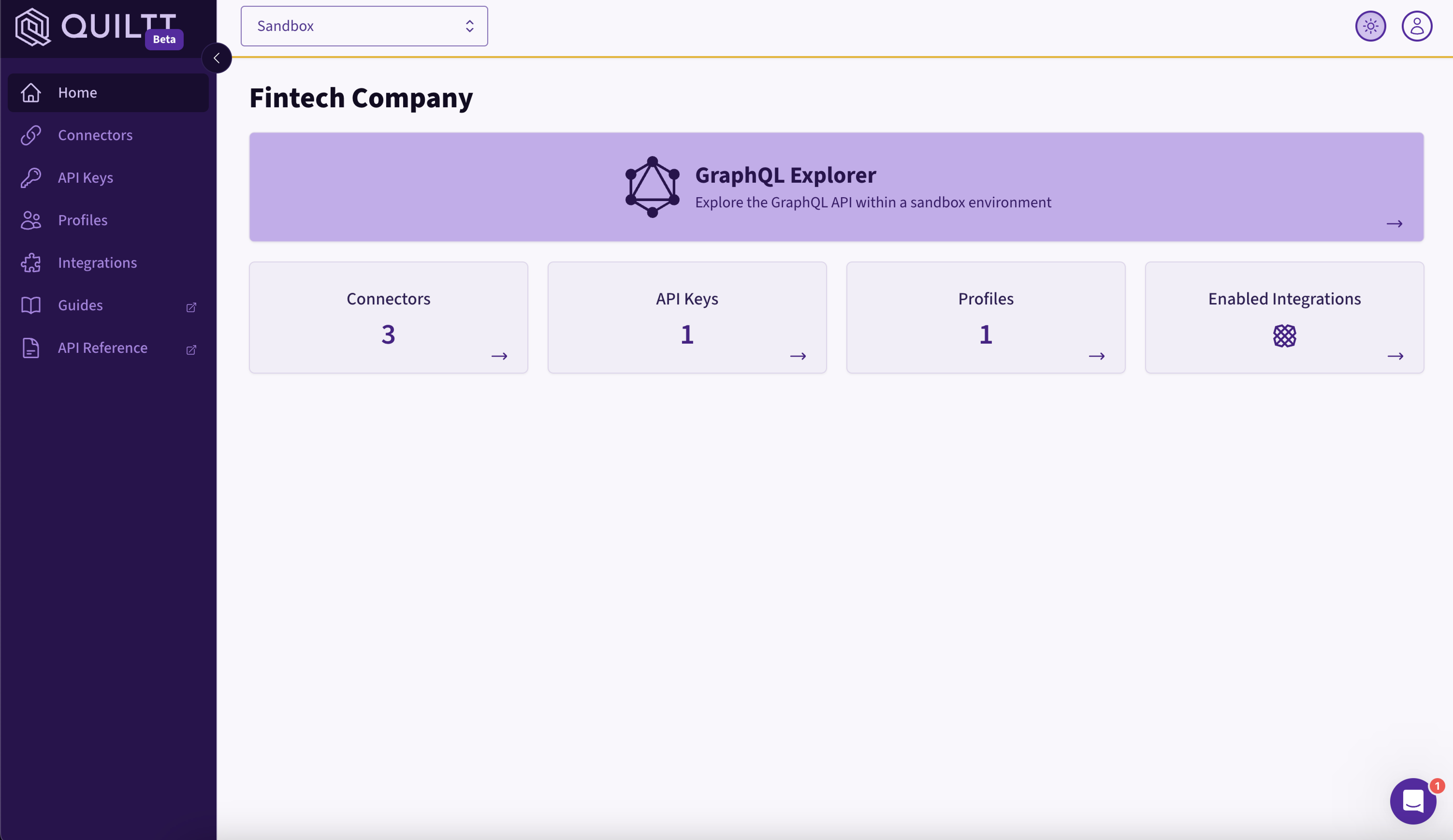 Quiltt | The Unified API for Open Banking
