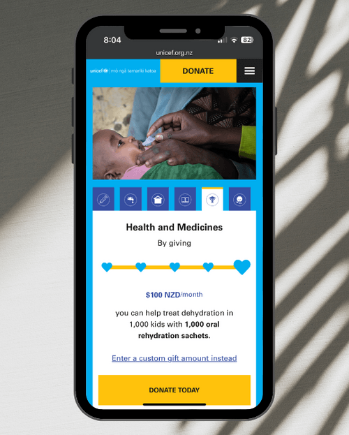 UNICEF Aotearoa Website | RUSH