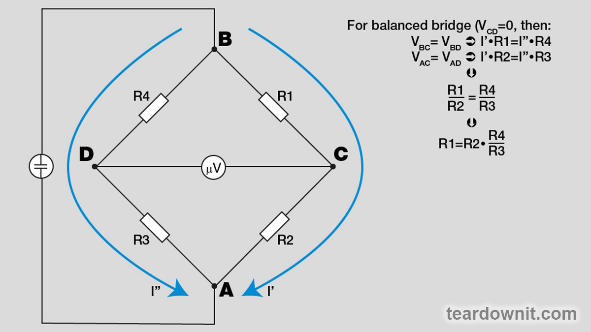 AC/DC Bridges for measurement, Wheatstone bridge | Blog