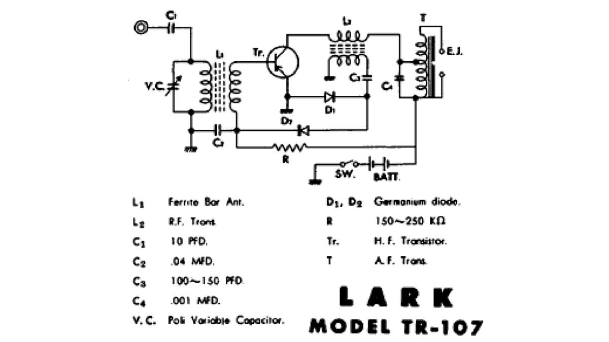 DIY single transistor reflex AM radio with regeneration and AGC | Blog