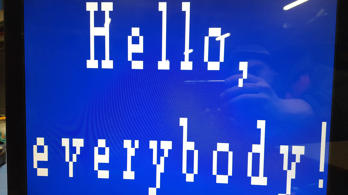 VGA videocard for microcontrollers. Part 1 | teardownit | Hackaday.io