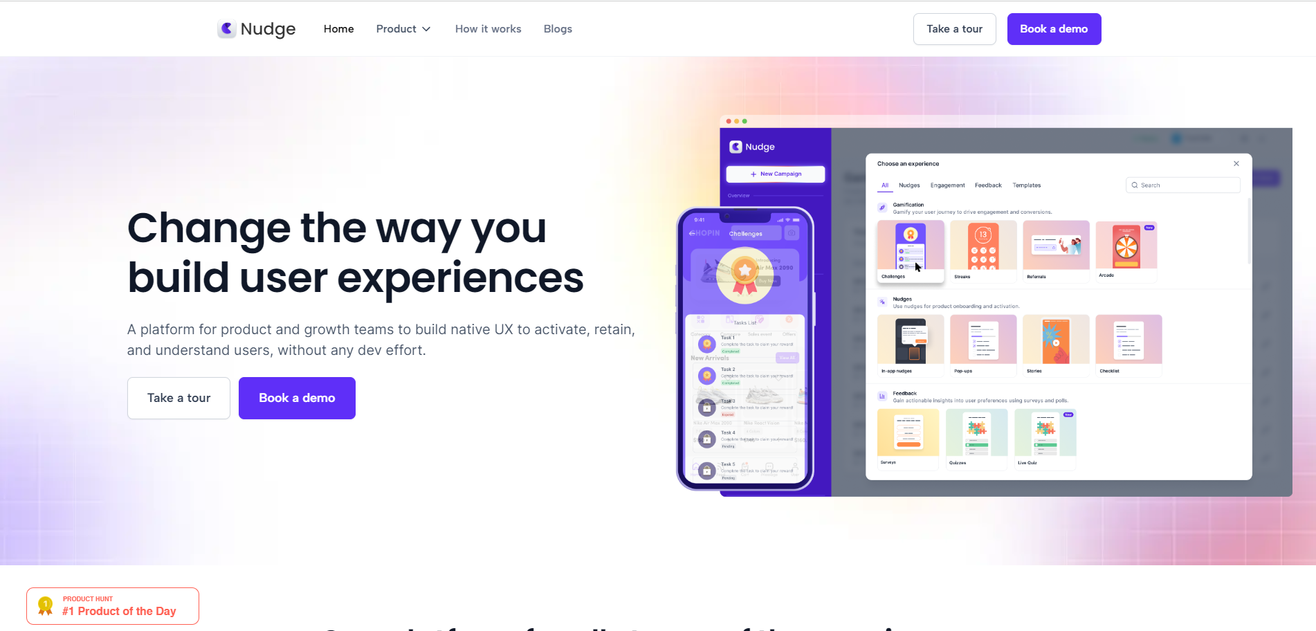 Nudge | Change the way you build user experiences