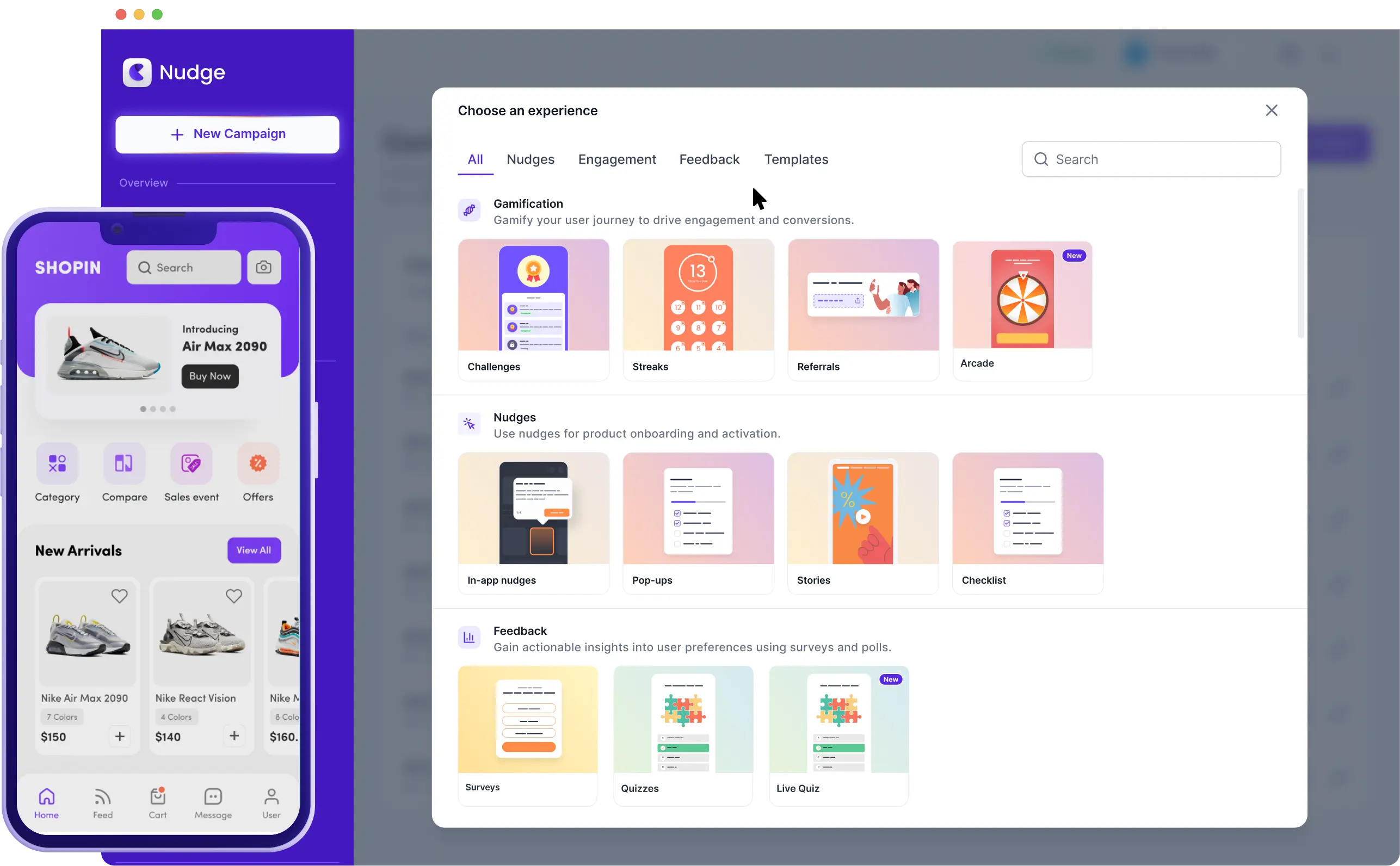 Nudge | Change the way you build user experiences