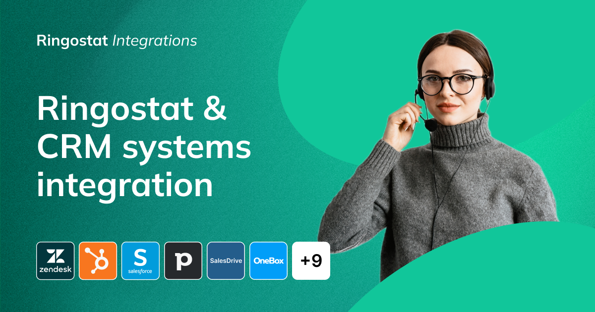 Ready-to-use Ringostat & CRM systems integrations