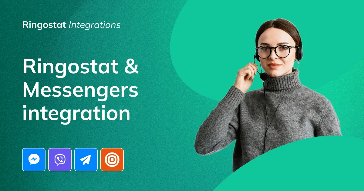 Ringostat & popular messengers integrations