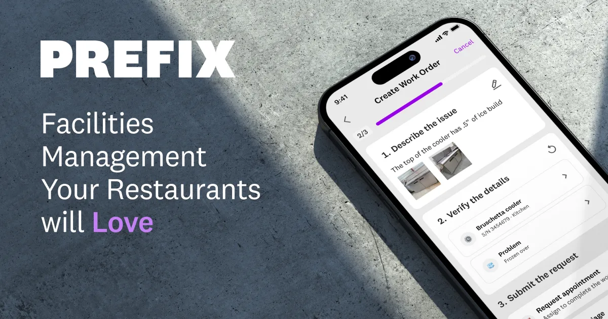 Restaurant Facility Management Software & Services | Prefix