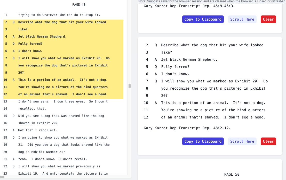 AI Deposition Transcript Software | Dodonai