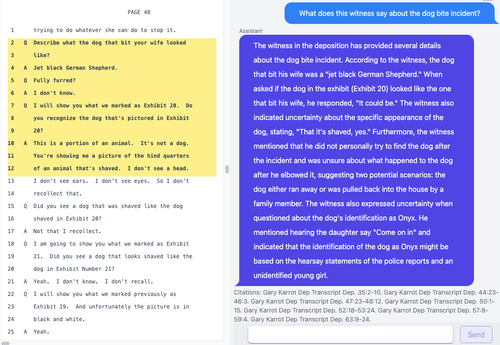 AI Deposition Transcript Software | Dodonai
