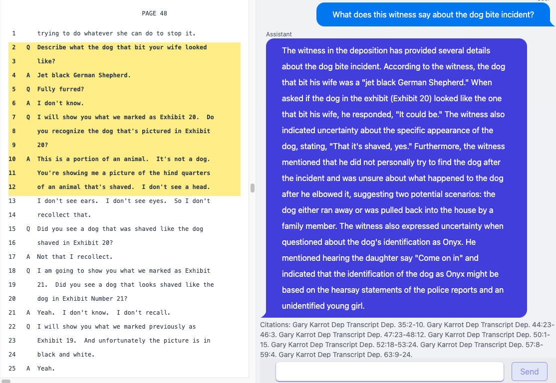 AI Deposition Transcript Software | Dodonai