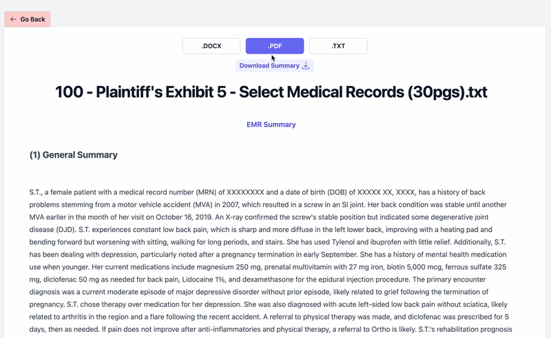 AI Medical Record Summaries & Medical Chronologies in 5 Minutes | Dodonai
