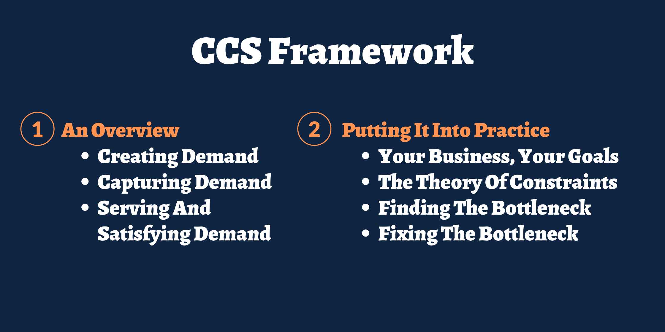 CCS: A Growth Framework For Boutique Consulting Firms