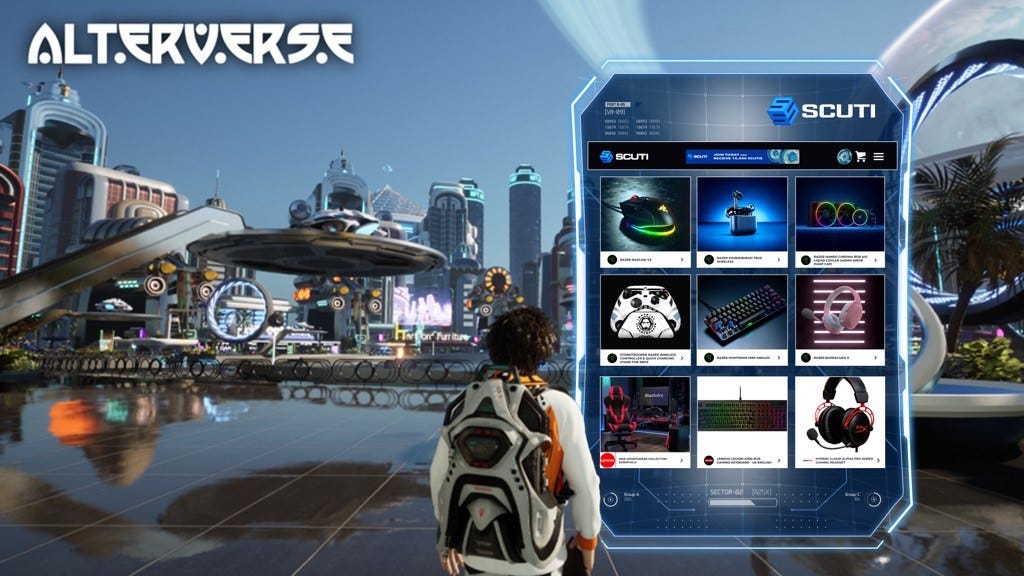 Scuti and AlterVerse Bring Shoppable Billboards to the Metaverse Economy - AlterVerse Game Creator