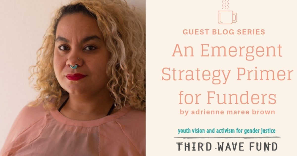 Third Wave Fund - An Emergent Strategy Primer - For Funders! With adrienne maree brown