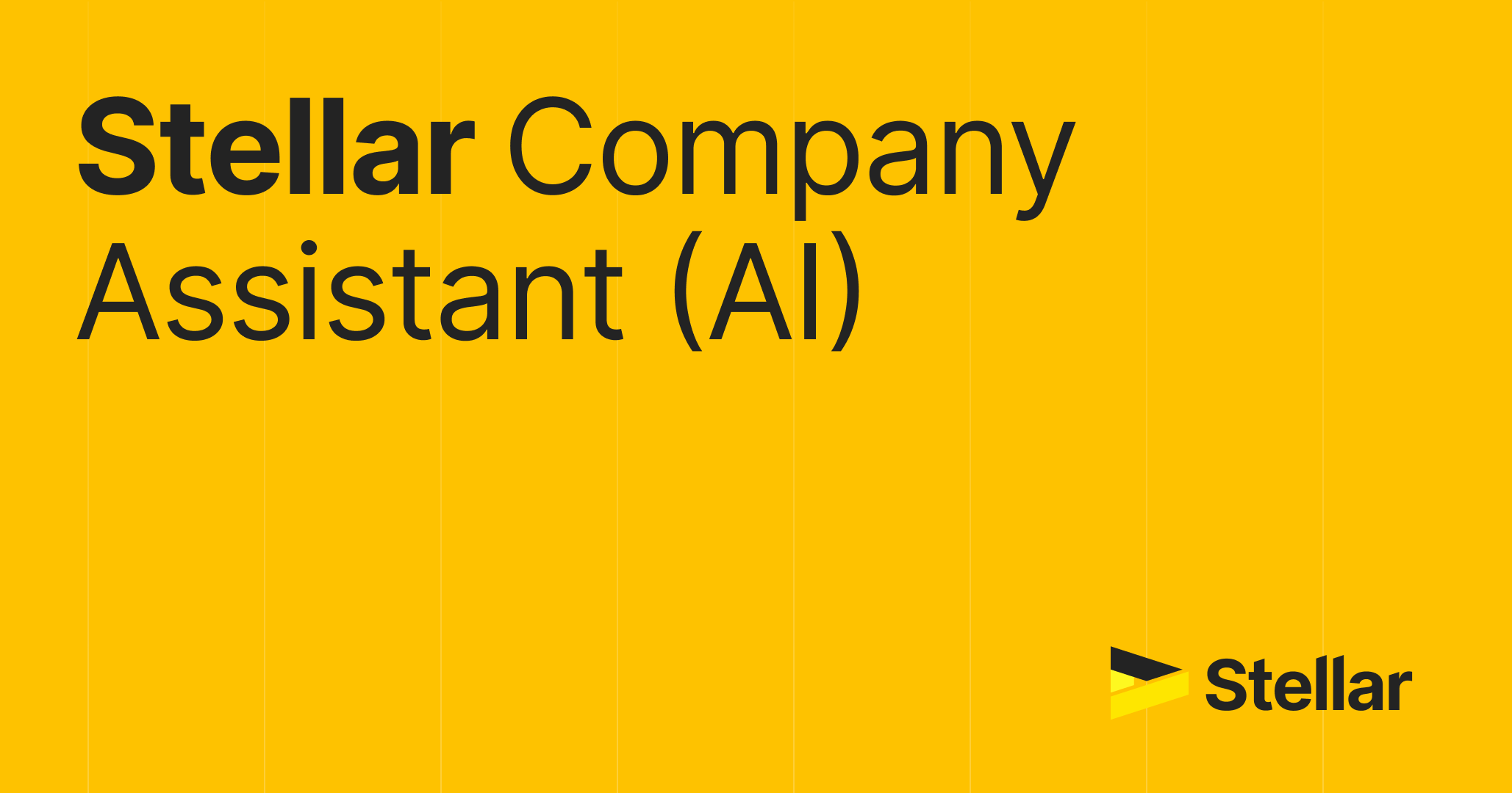 Stellar Company Assistant: AI Business Support for Founders