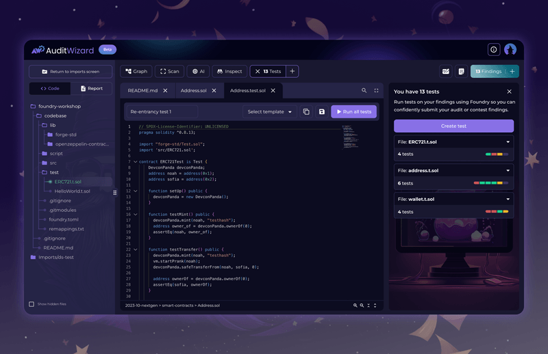 Audit Wizard: Free Smart Contract Auditing Tool