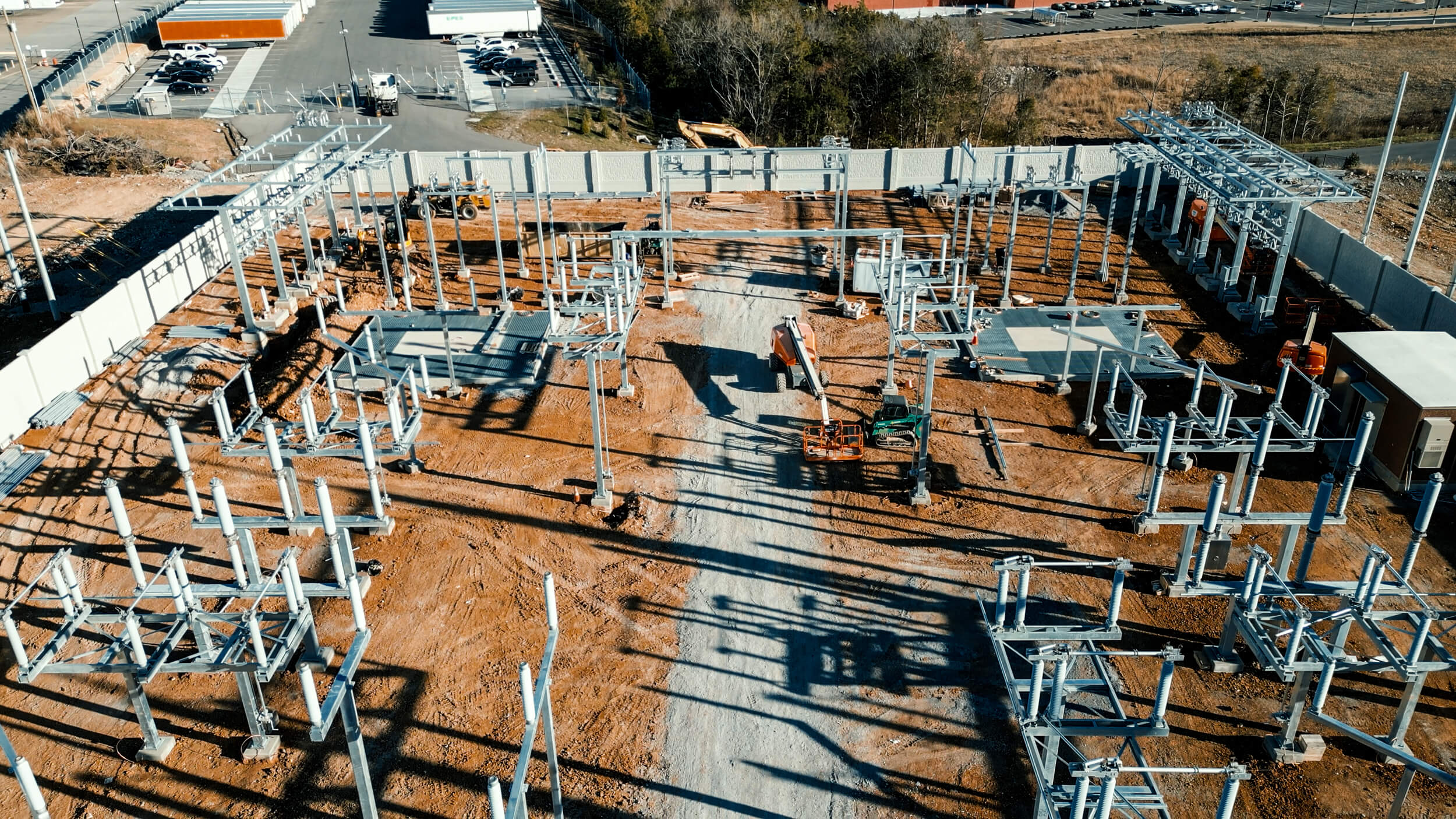 Middle Tennessee Substation Concrete Construction