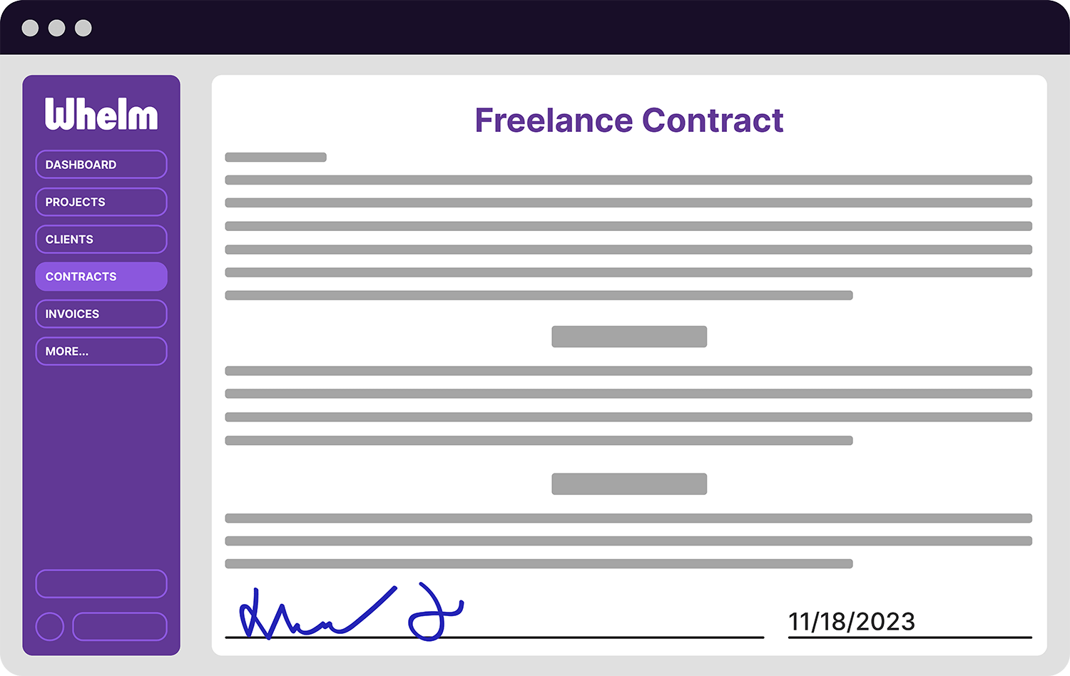 Whelm | Everything You Need To Freelance