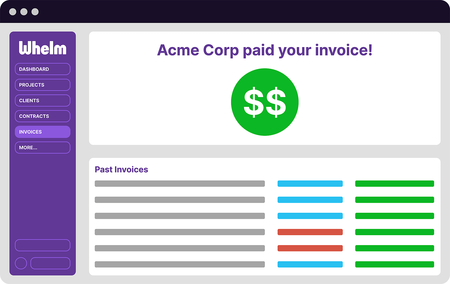 Whelm | Everything You Need To Freelance