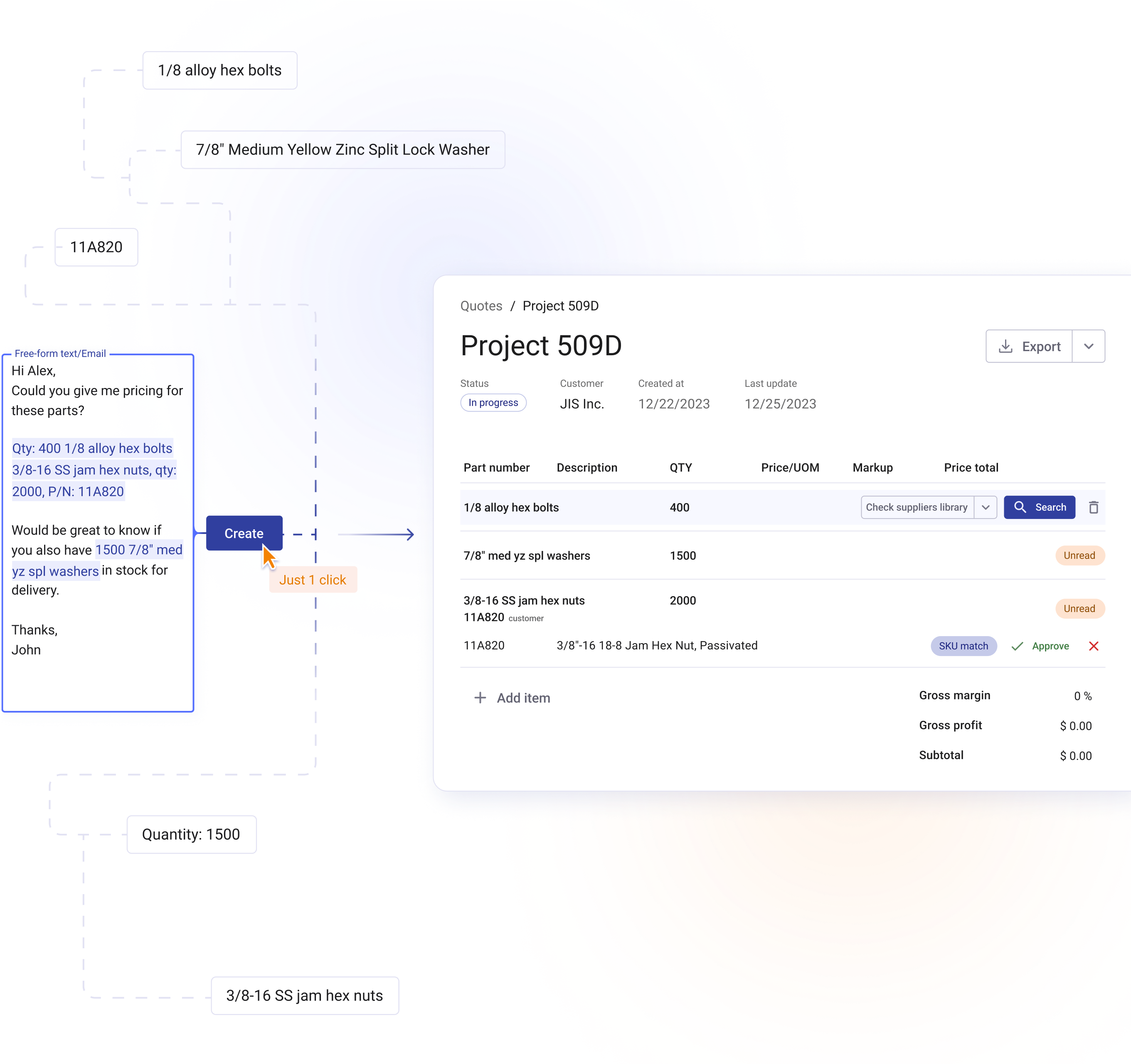 BoltWise - Automated Fastener Quoting