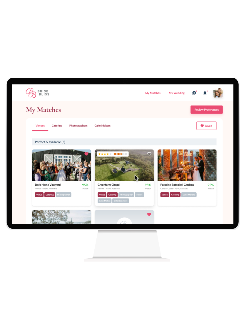 BrideBliss | CodeMode Portfolio - Australian Software Development Company