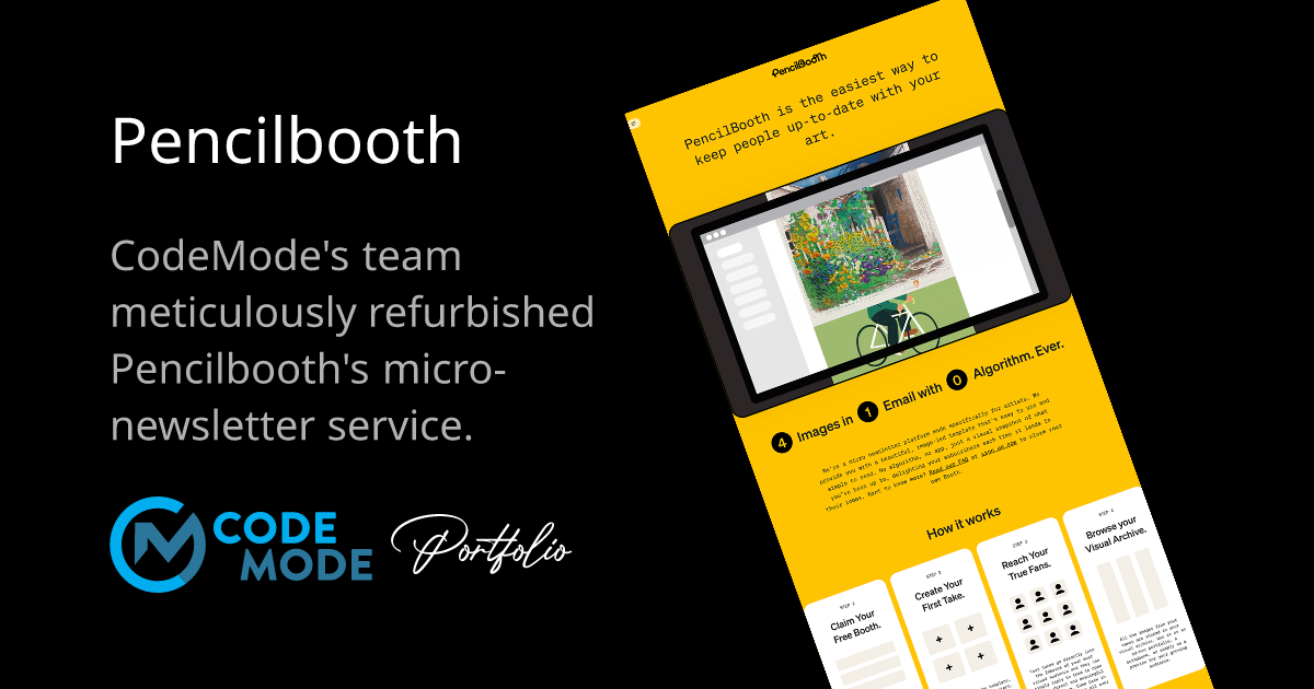 Pencilbooth's Micro-Newsletter Service Transformation | CodeMode ...