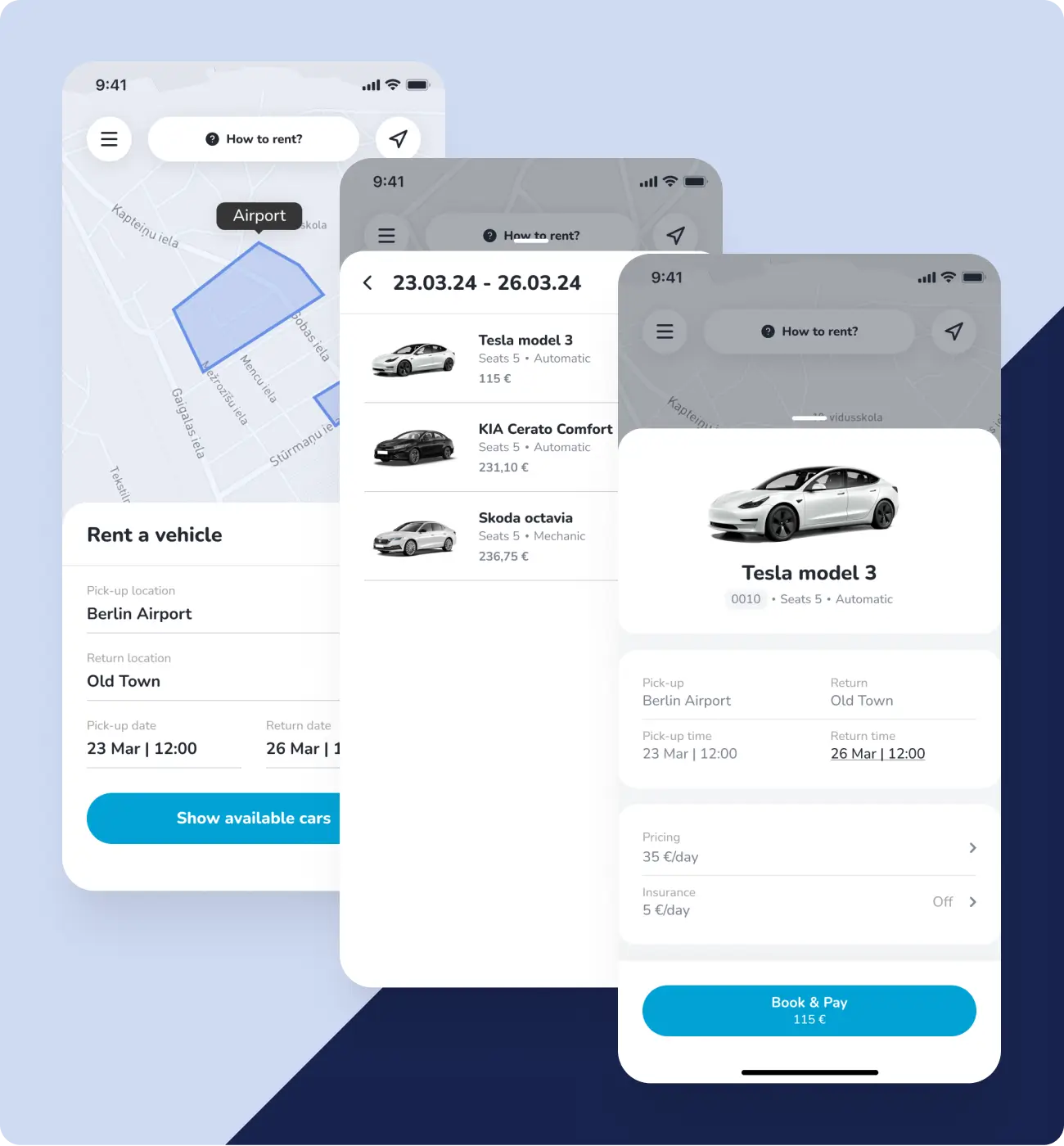 ATOM | Use cases | Corporate car rental software