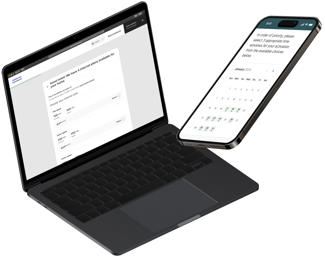 gaiia software - Customer Checkout