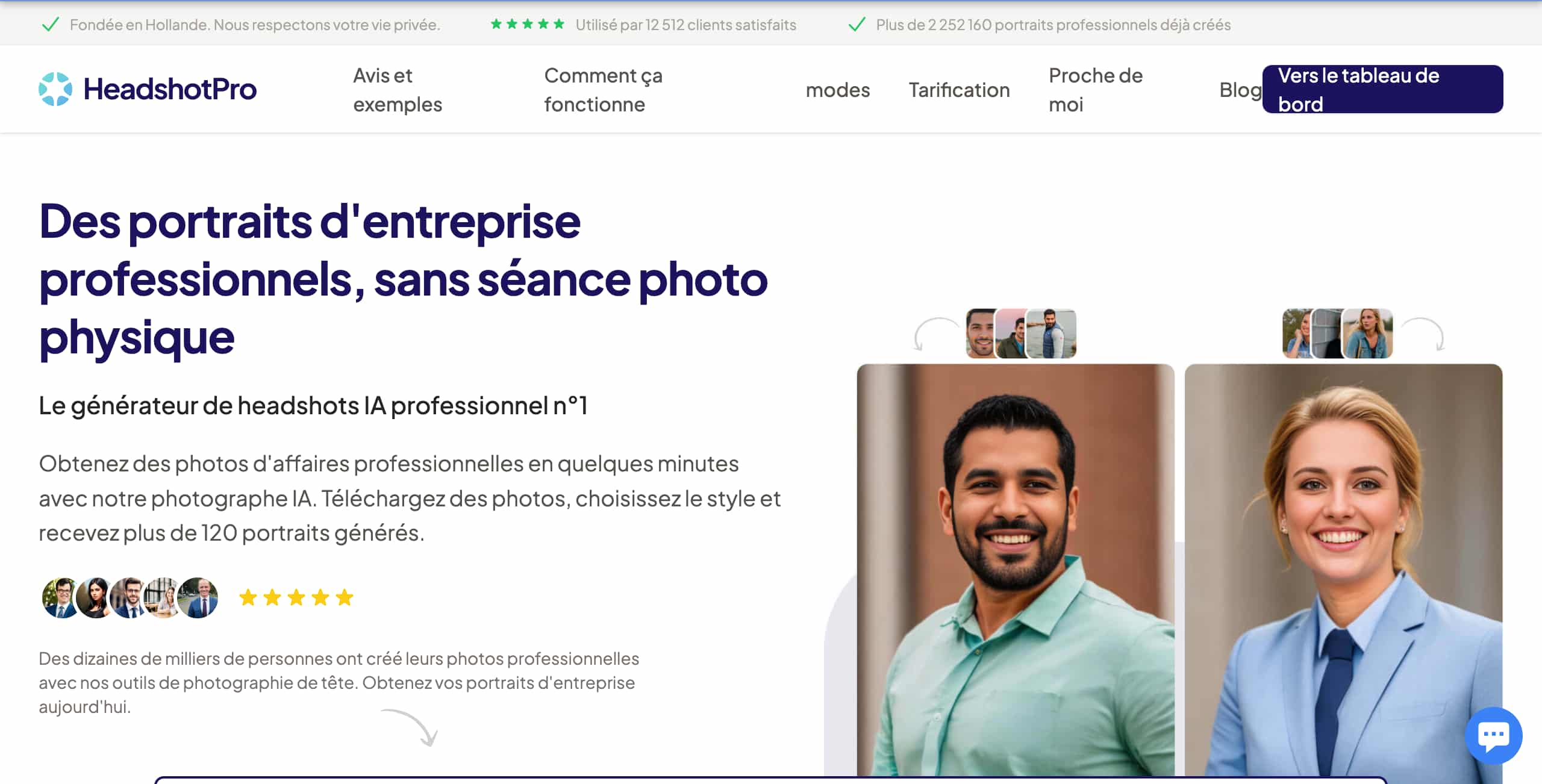 Découvrez l'intelligence artificielle Headshotpro - Avis, Prix et ...