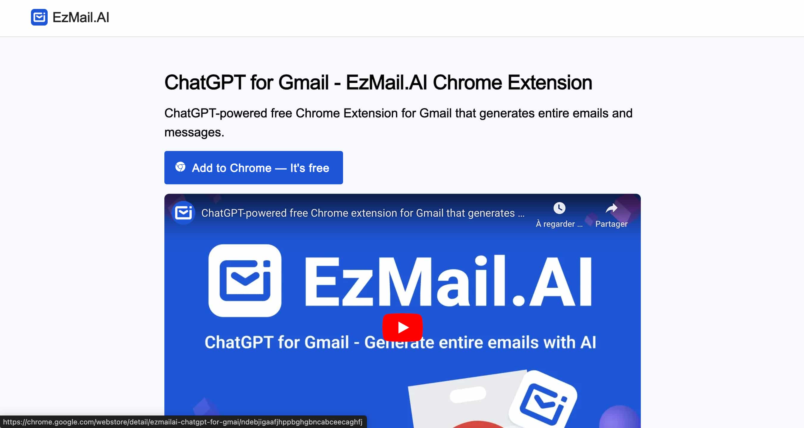 Découvrez l'intelligence artificielle ezmail - Avis, Prix et Fonctionnalités