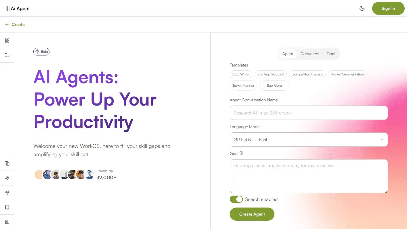 AiAgent - Avis, Prix et Fonctionnalités IA